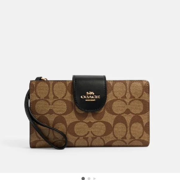 Coach | Bags | Coach Tech Wallet In Colorblock Signature Canvas | Poshmark